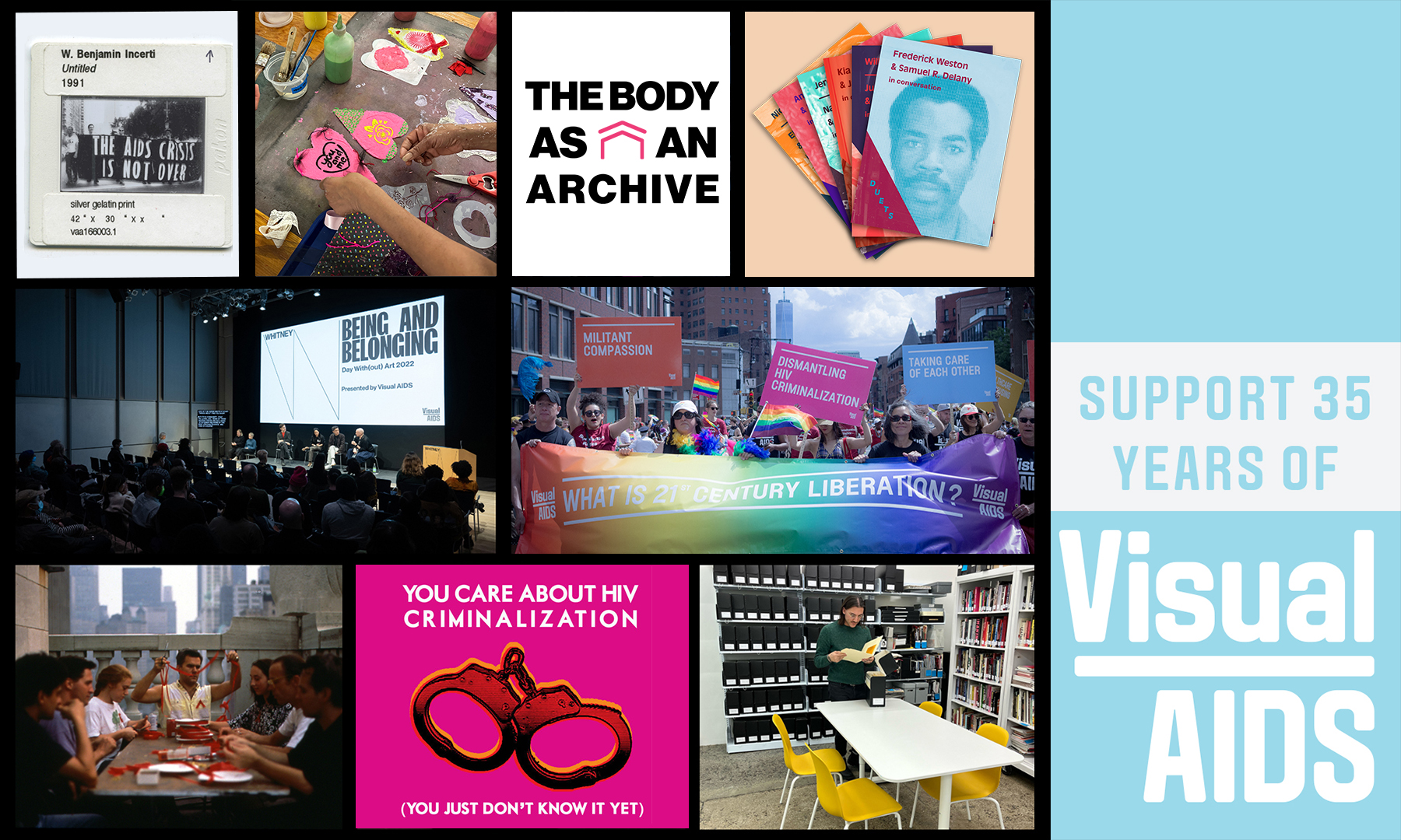 Donate Now | Visual AIDS