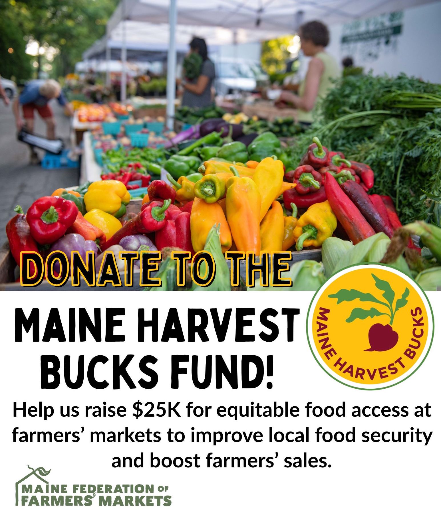 Donate Now | Support Food Access at Farmers' Markets amid SNAP Crisis by Maine Federation of ...
