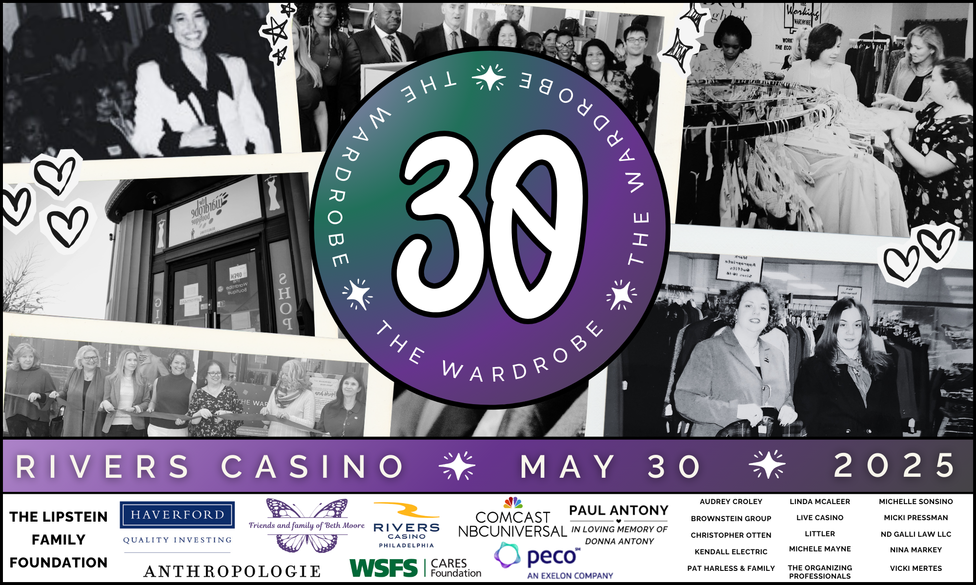 Star Tickets for The Wardrobe's 30th Anniversary Gala by The Wardrobe