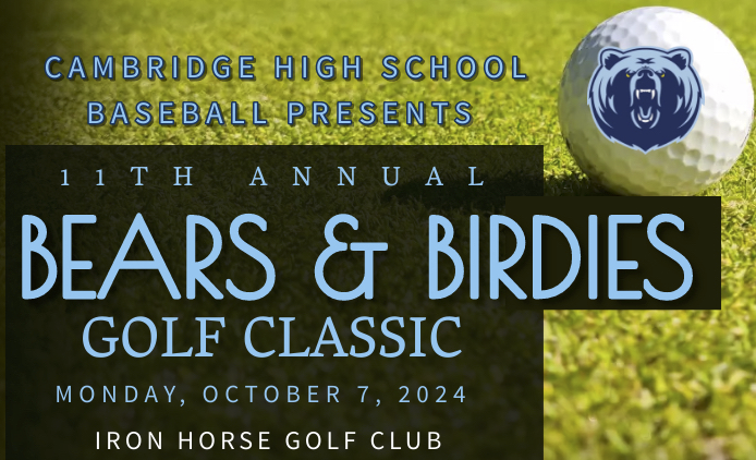 Cambridge High School Baseball's 12th Annual Bears & Birdies Golf ...