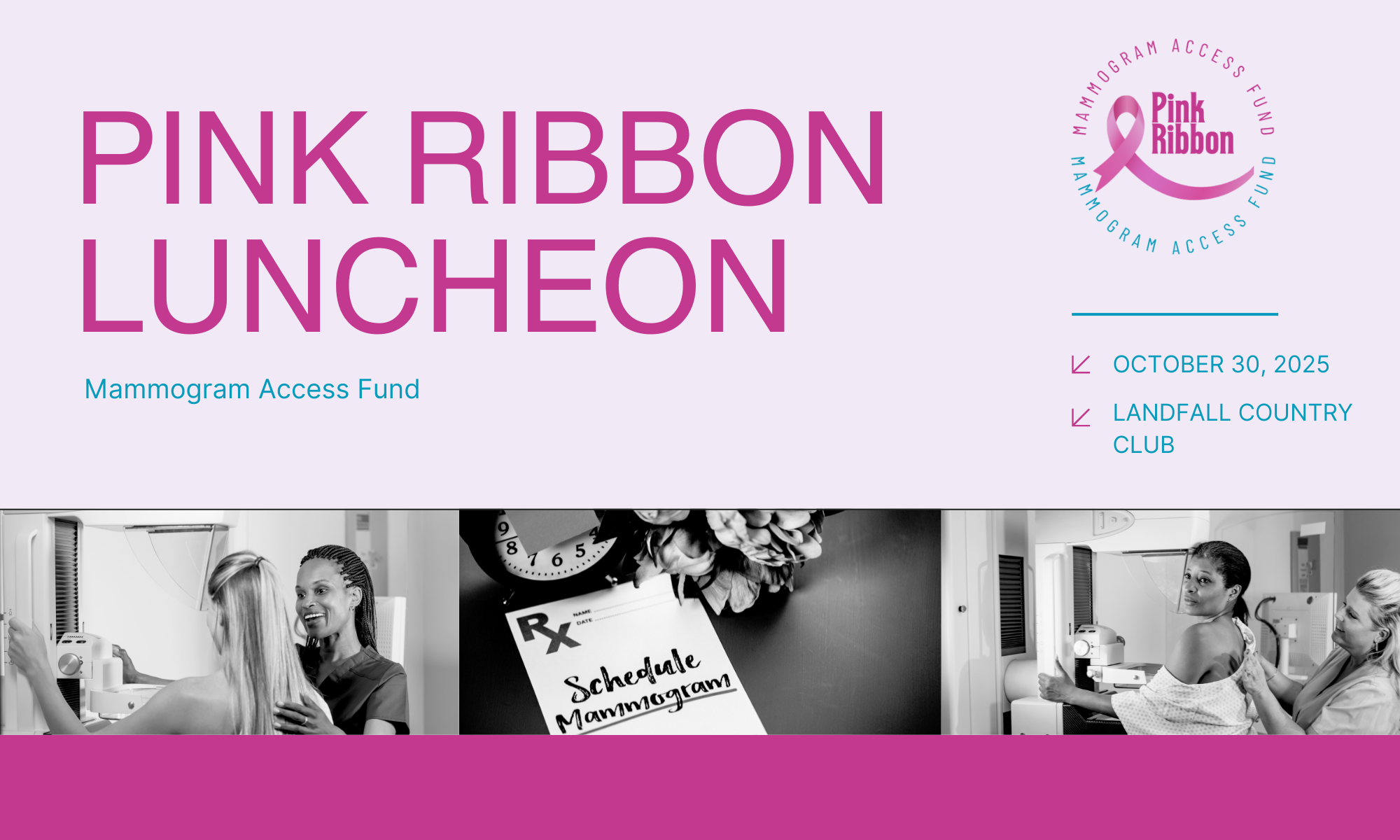 Pink Ribbon Luncheon 2025 by Pink Ribbon - Mammogram Access Fund