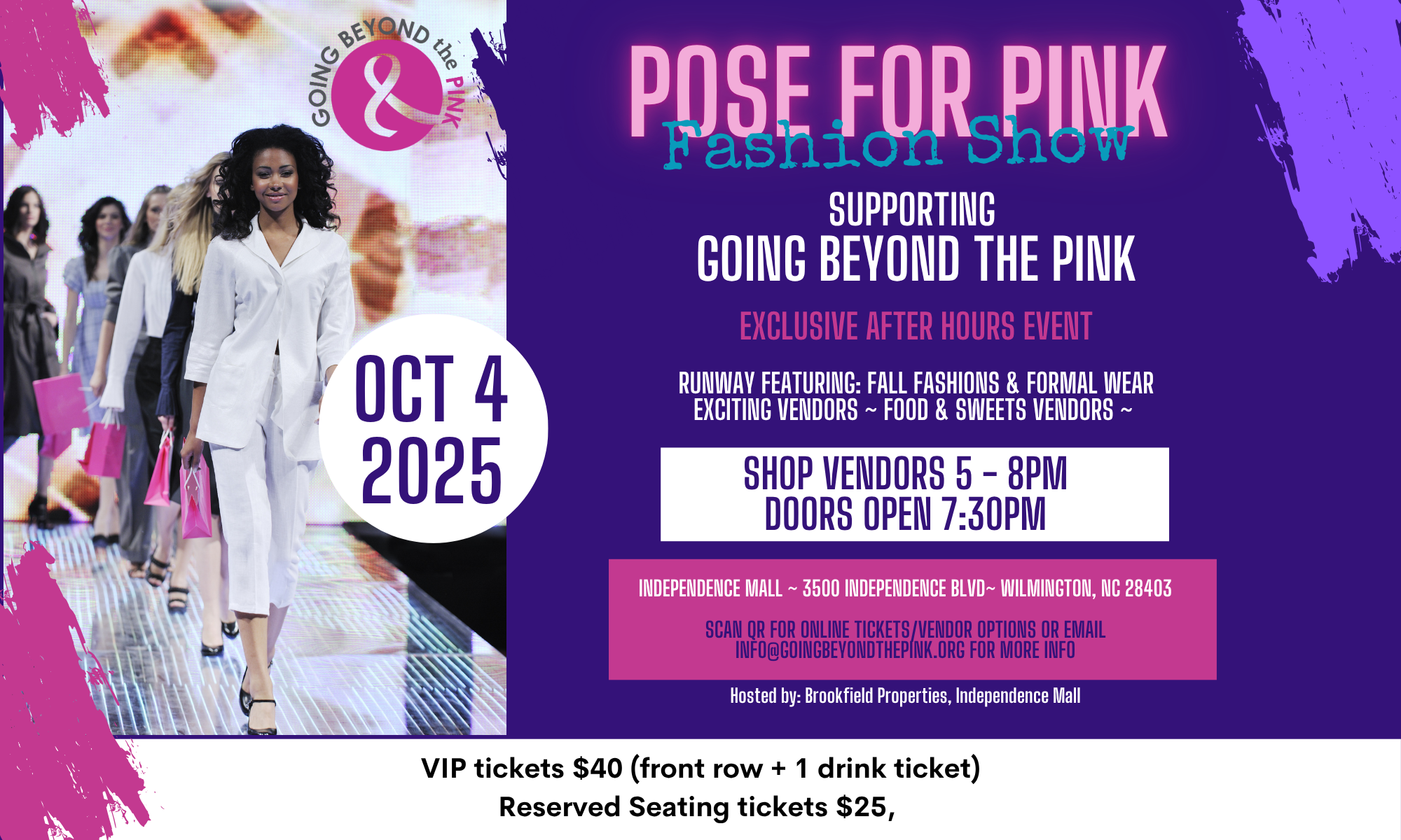 Pose for Pink Fashion Show 2025 by Going Beyond the Pink