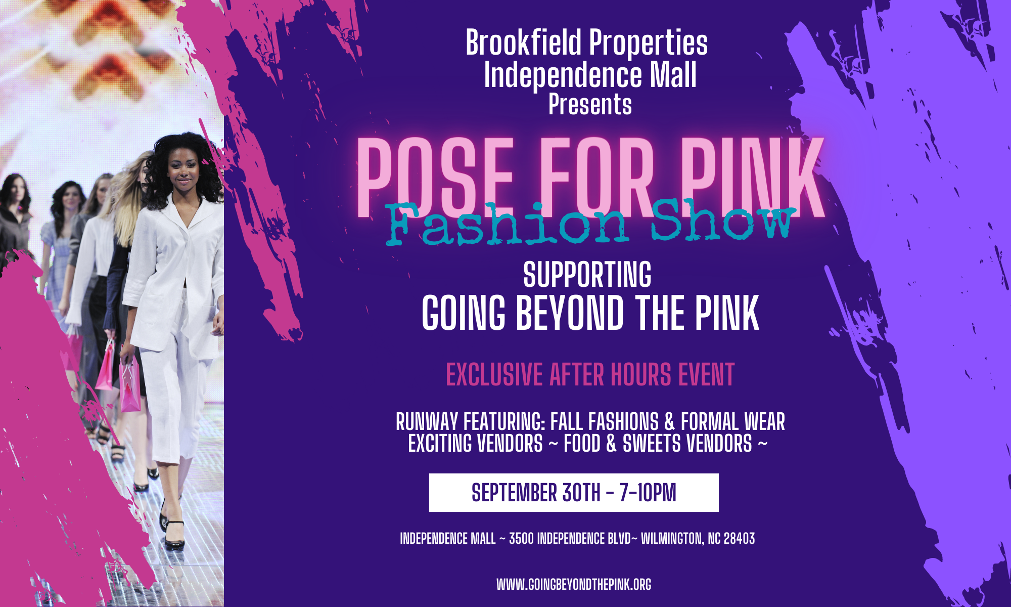 Pose for Pink Fashion Show 2024 by Going Beyond the Pink