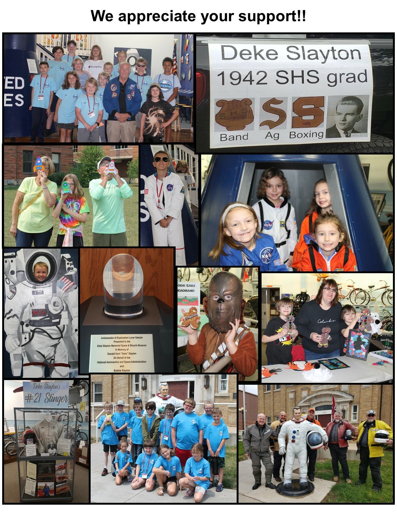 Donate Now | Deke Slayton Memorial Space & Bicycle Museum