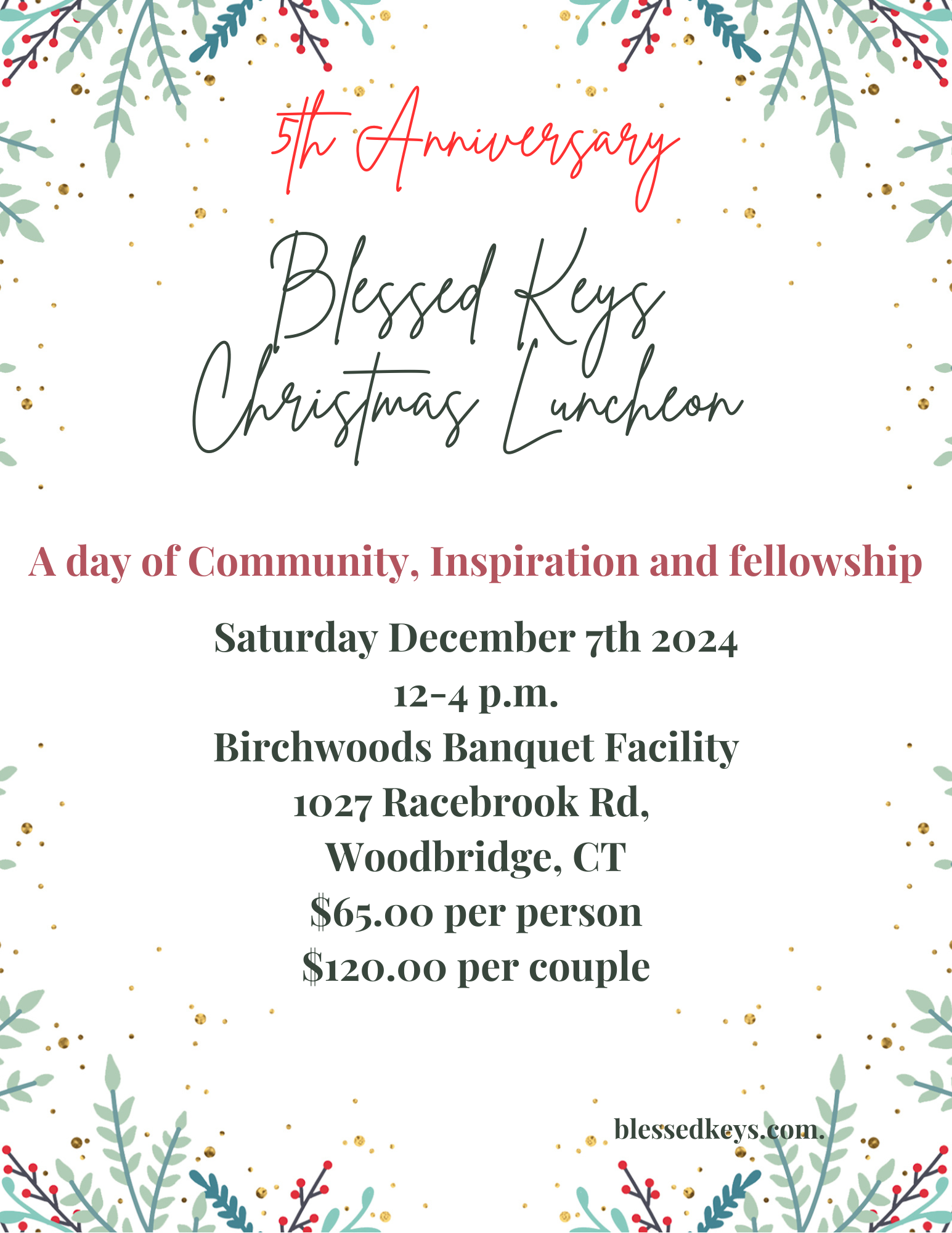 Blessed Keys Annual Holiday Luncheon 2024 by Blessed Keys