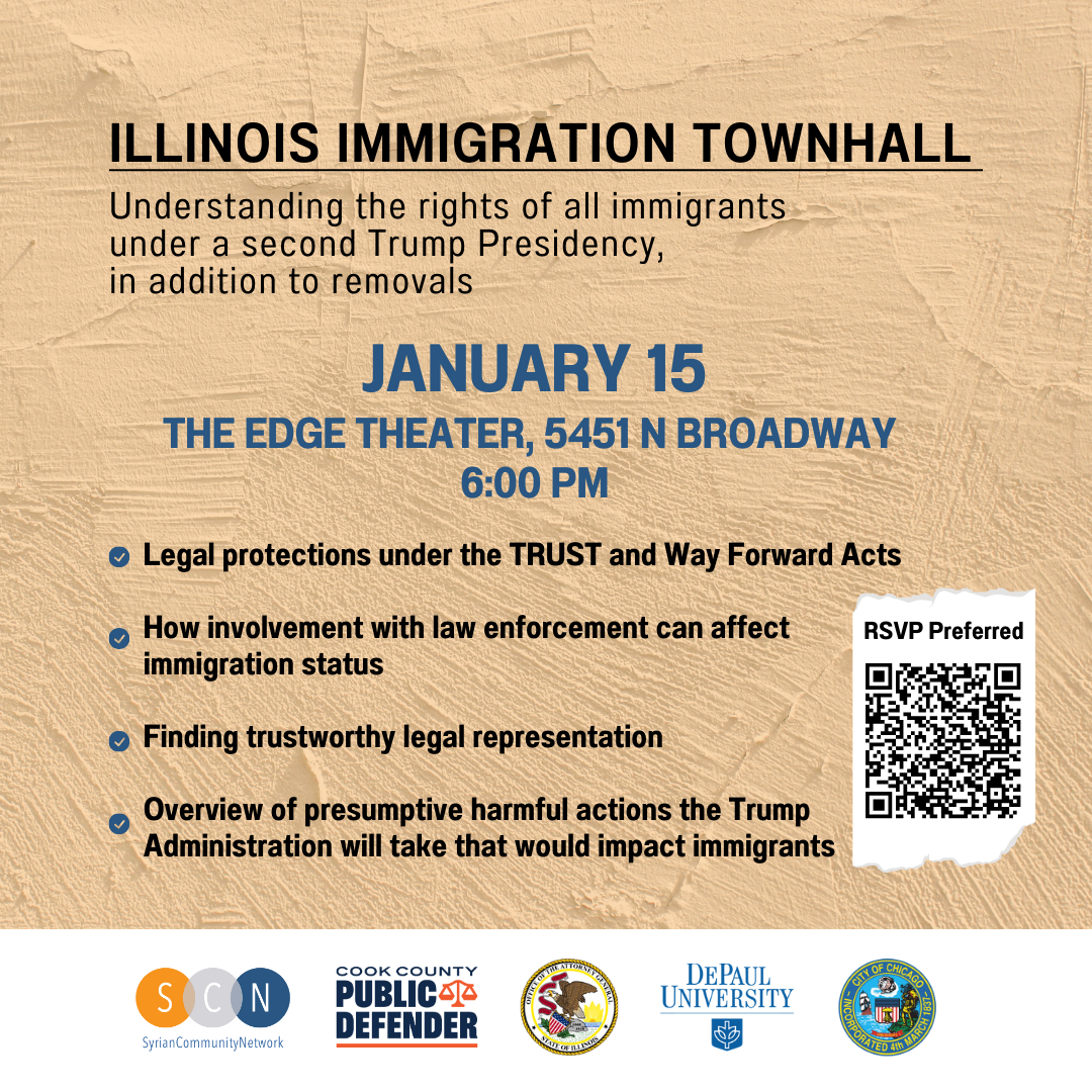 2025 Illinois Immigration Town Hall by Syrian Community Network