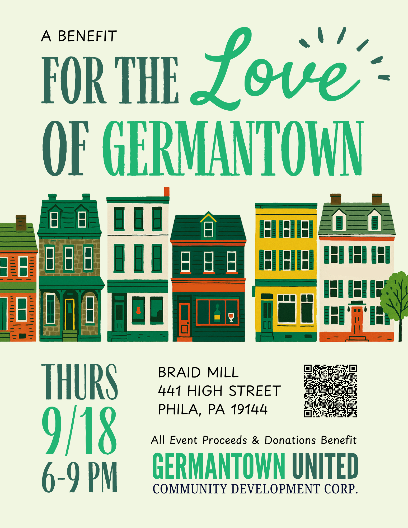 A Benefit For The Love Of Germantown by Germantown United CDC