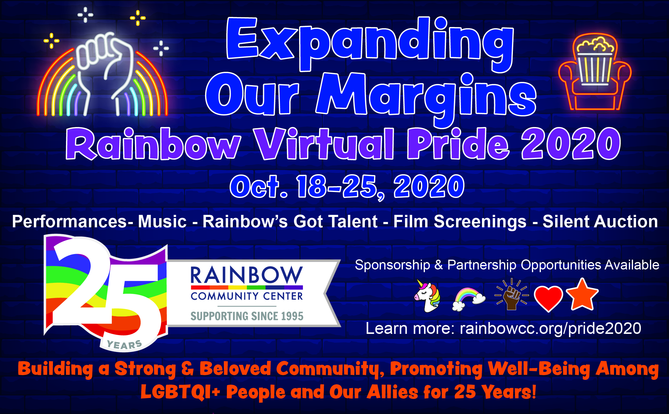 RAINBOW VIRTUAL PRIDE 2020 Community Partner Registration by Expanding ...