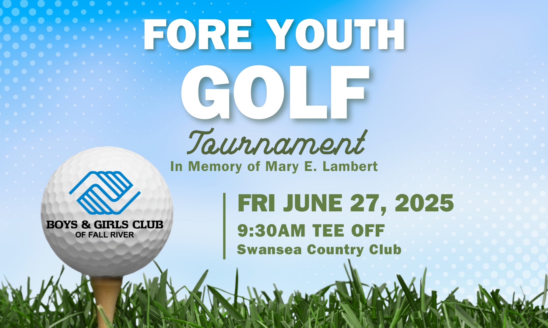 Boys & Girls Club of Fall River Golf Tournament 2025 at Swansea Country ...