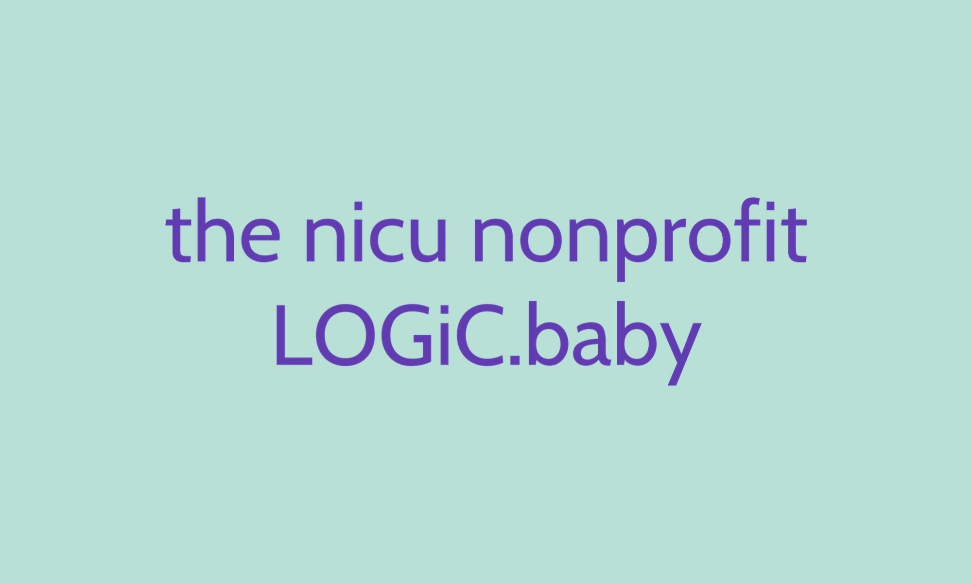 Donate Now | LOGiC.baby
