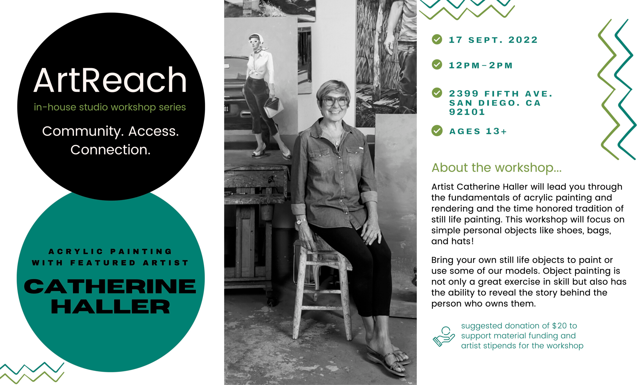 Community. Access. Connection. (Catherine Haller) by ArtReach