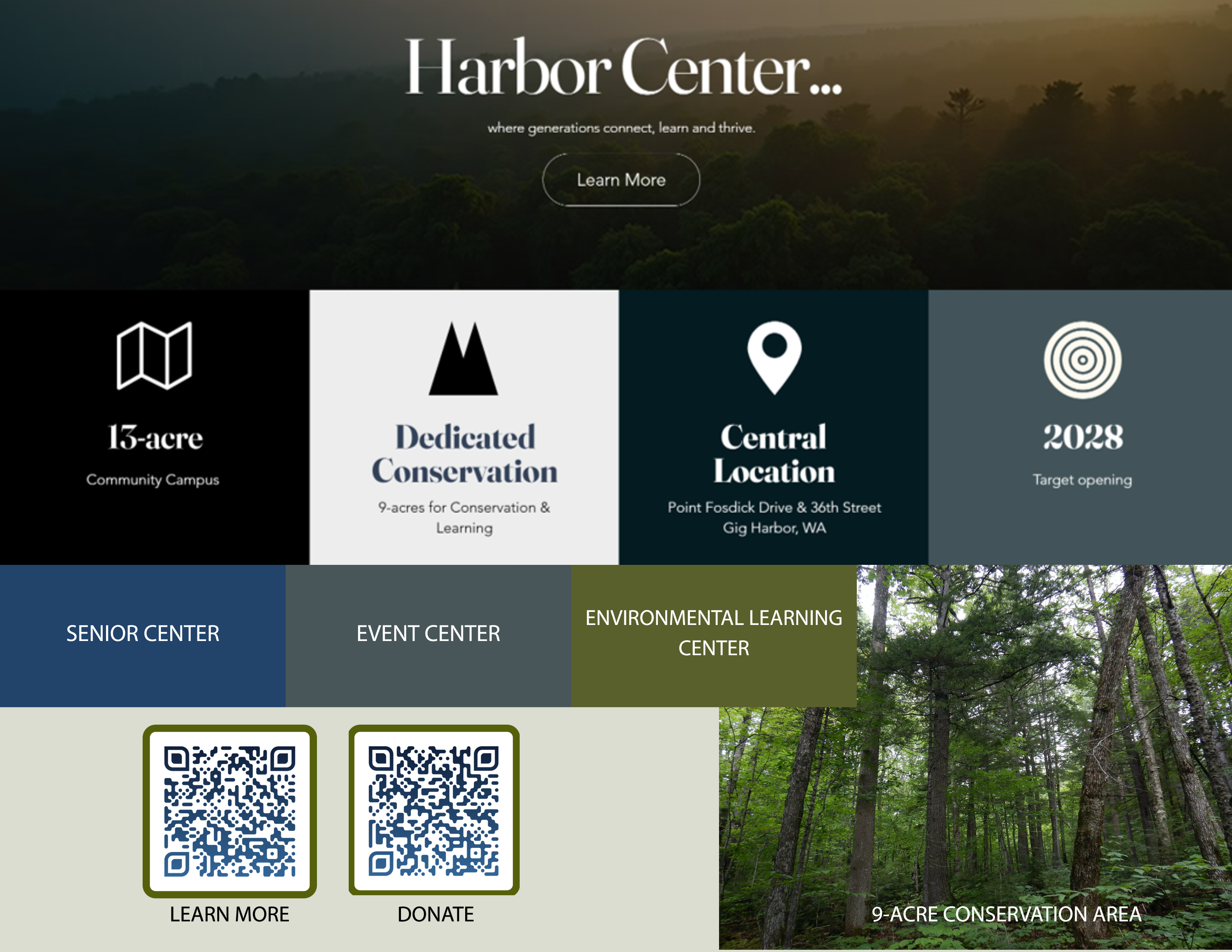 Donate Now | Harbor Center: Help Build a Senior Center and a Community ...