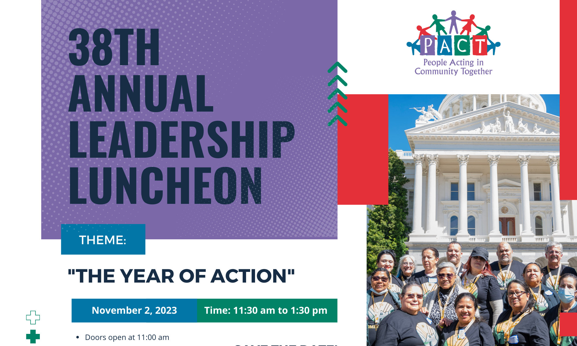 38th Annual Leadership Luncheon - The Year of Action! by PACT's 38th ...