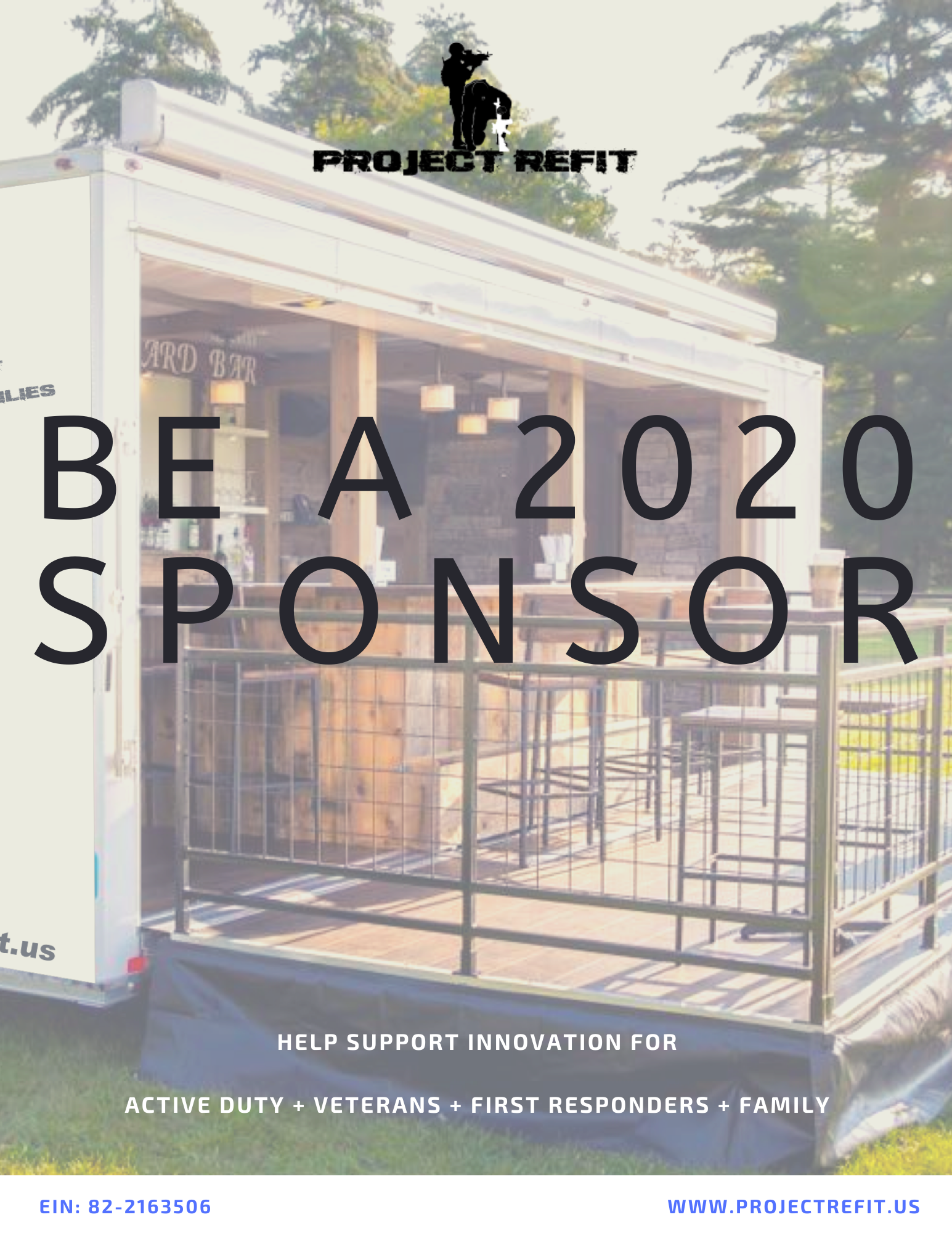 2020 Sponsors for events by Project Refit