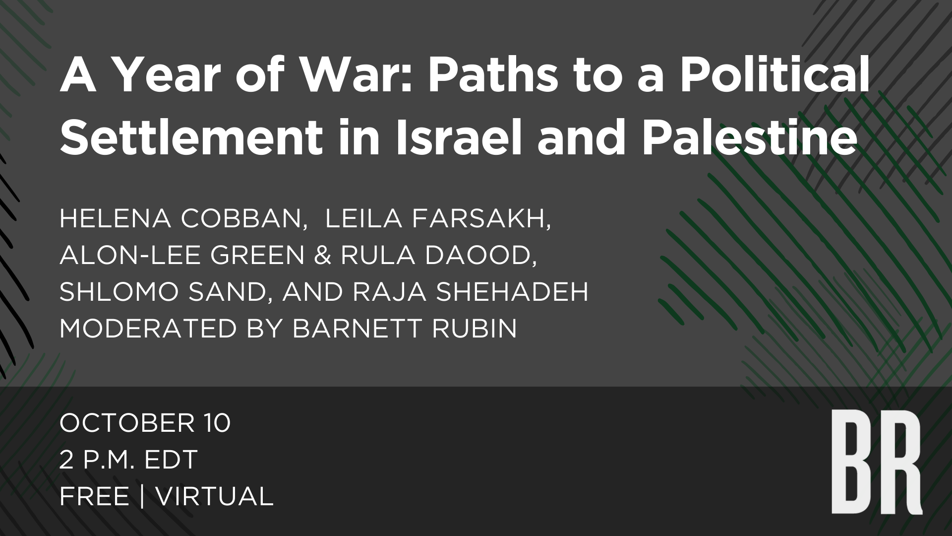 A Year of War: Paths to a Political Settlement in Israel and Palestine ...