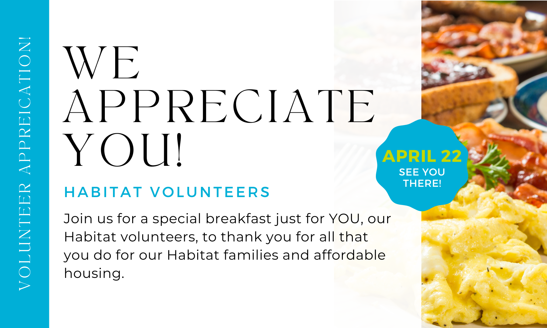 Volunteer Appreciation Breakfast 2024 by River City Habitat for Humanity