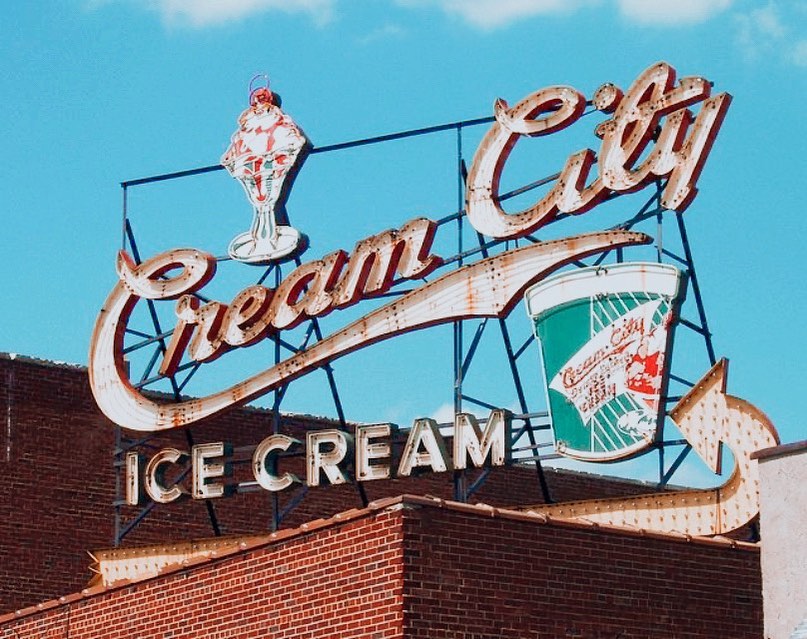 Donate Now | Cream City Ice Cream Sign by Cookeville CityScape