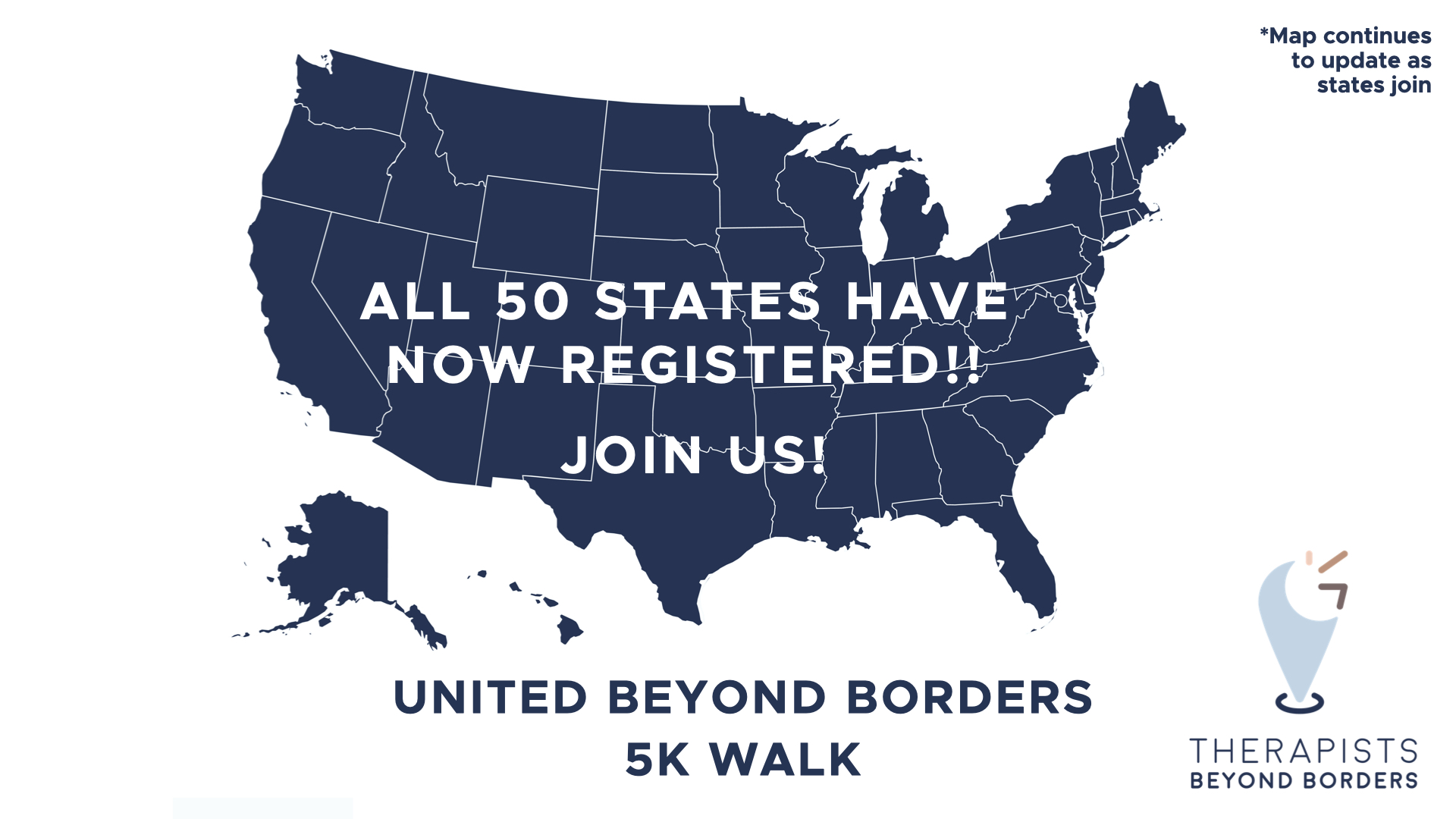 Donate Now | United Beyond Borders 5k Walk by Therapists Beyond Borders