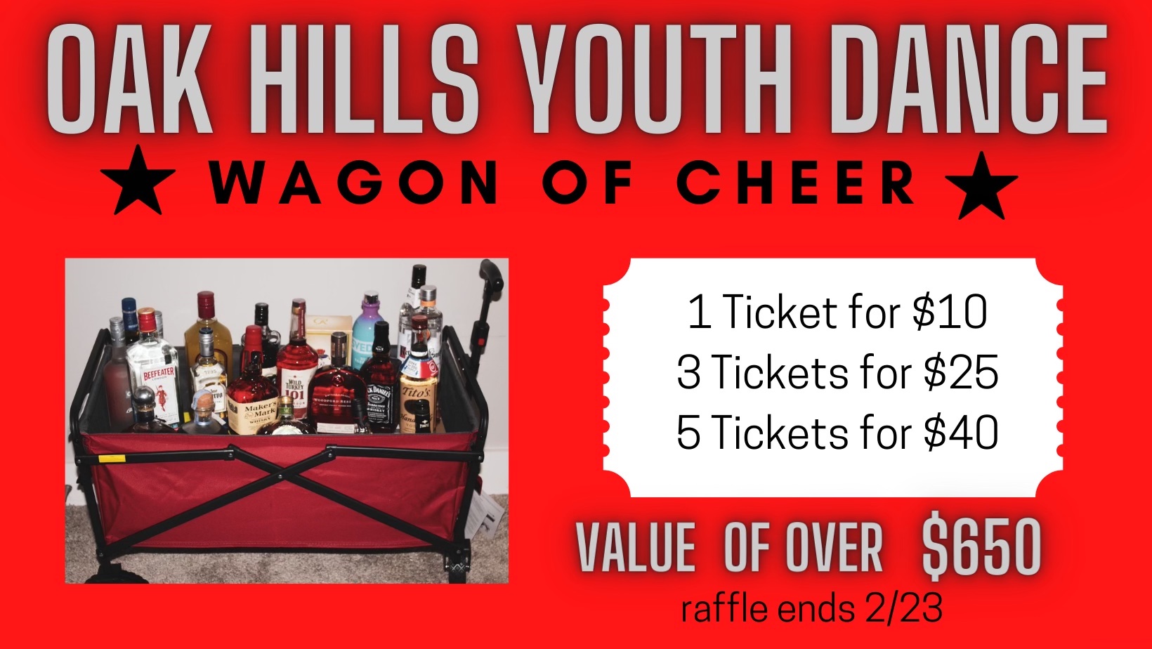 Oak Hills Youth Dance - Wagon of Cheer Raffle by Oak Hills Youth Dance