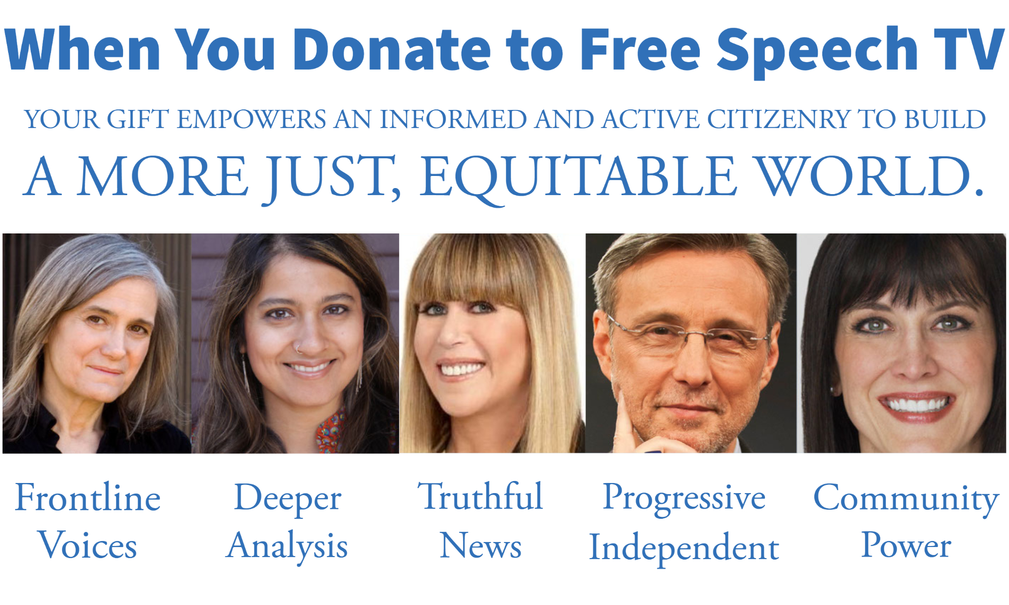 Donate Now | Free Speech TV