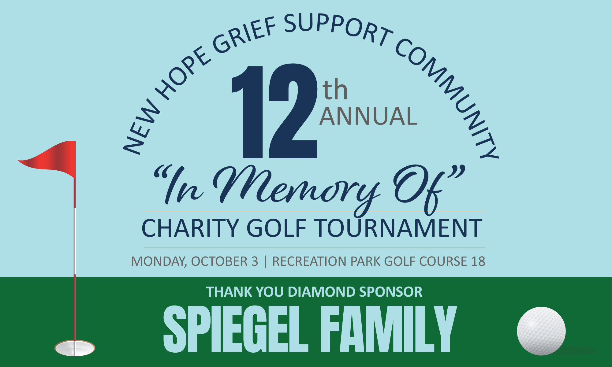 New Hope 12th Annual "In Memory Of" Golf Tournament by New Hope Grief ...