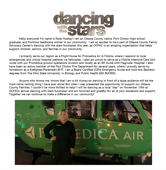 Donate Now | Dancing with the Stars Rose Huskey by Ottawa County Family ...