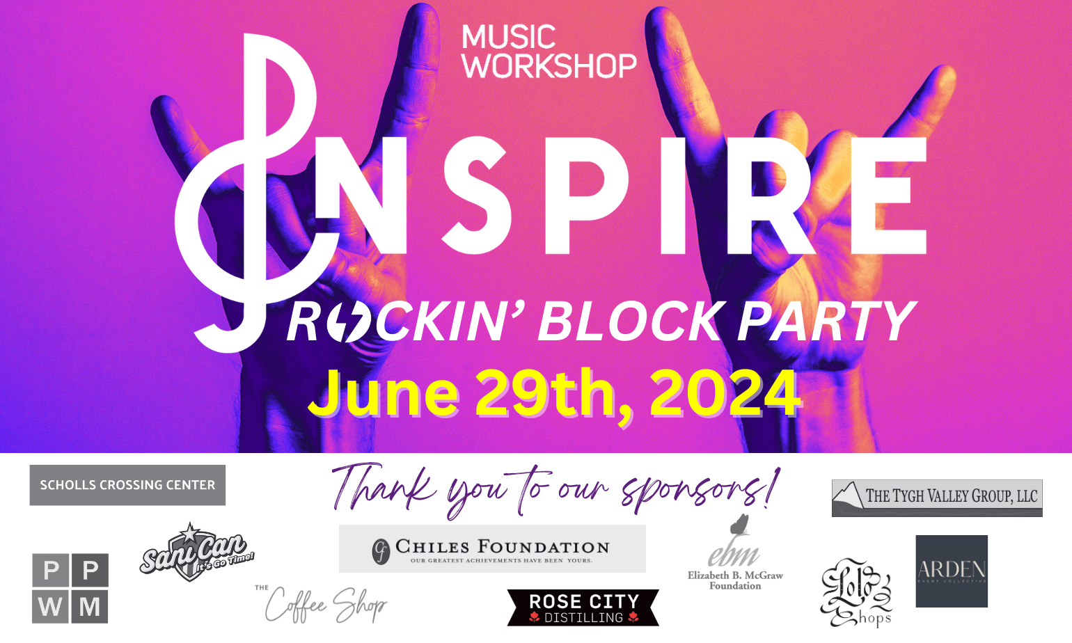 Inspire Rockin' Block Party by Music Workshop