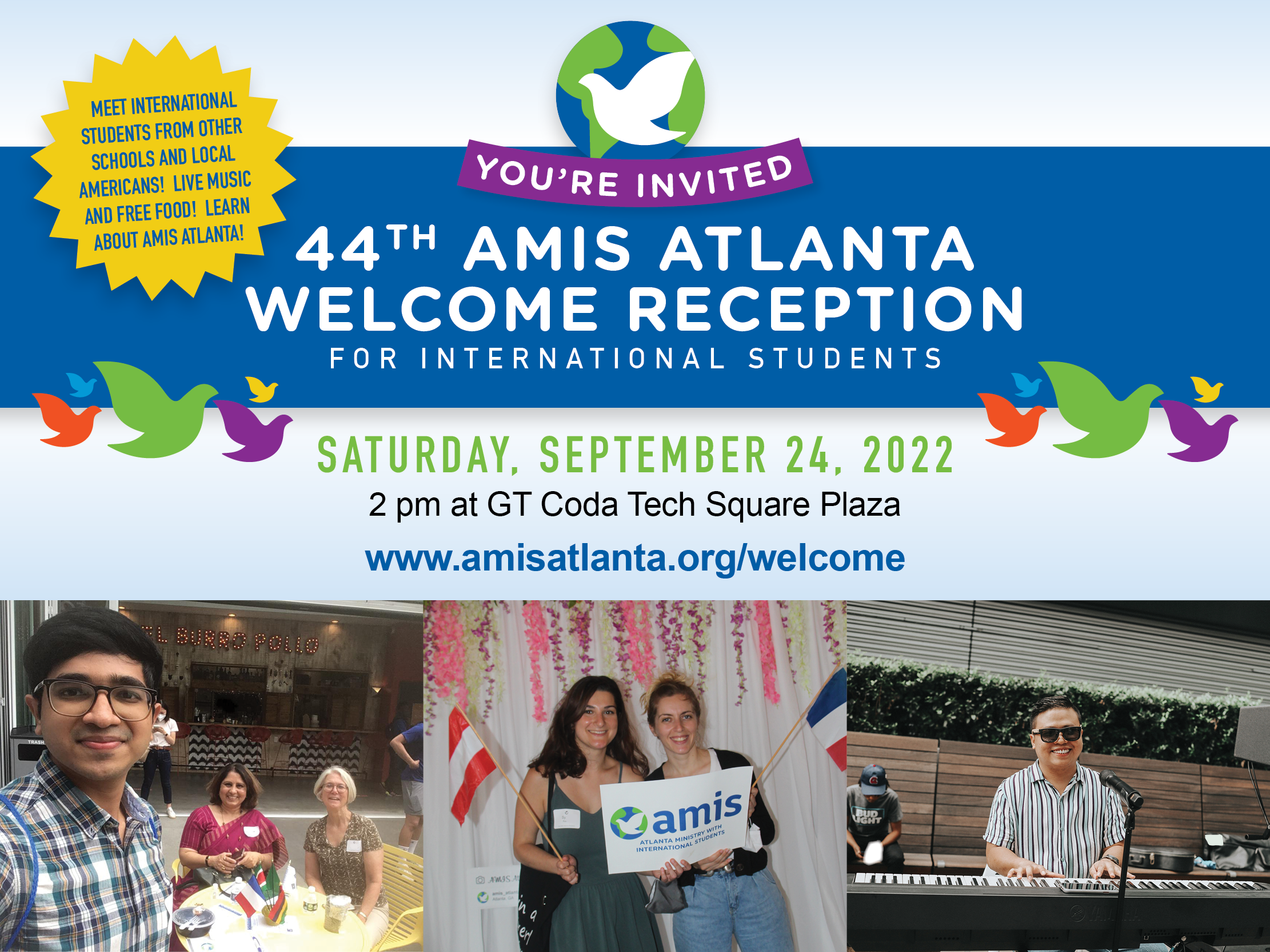 Donate Now | Welcome Reception 2022 by AMIS Atlanta