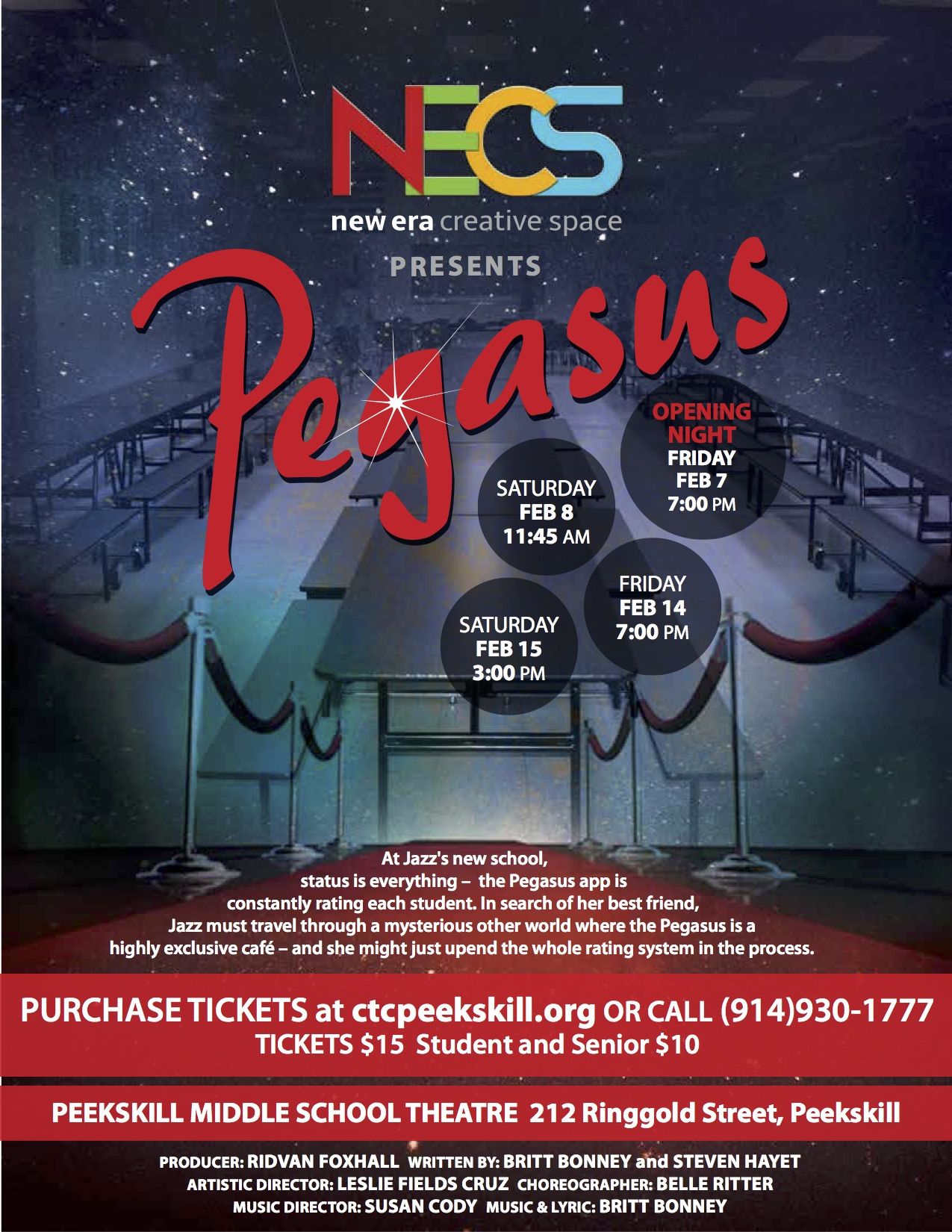 Pegasus - An original Play by Britt Bonney and Steven Hayet by New Era ...