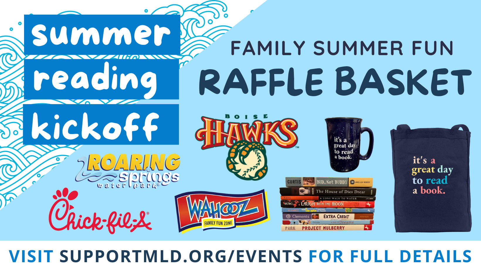 Summer Reading Kickoff Raffle by Meridian Library Foundation