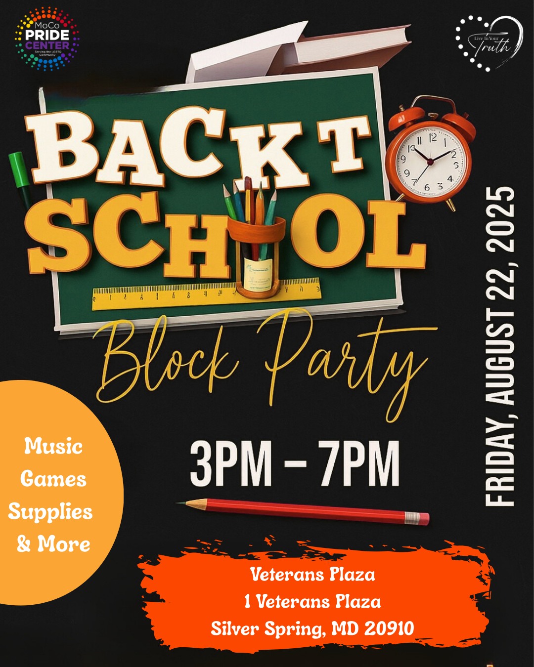Donate Now | Back to School Block Party Donations by MoCo Pride Center