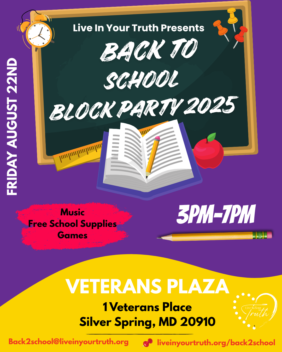 Back to School Block Party! by MoCo Pride Center