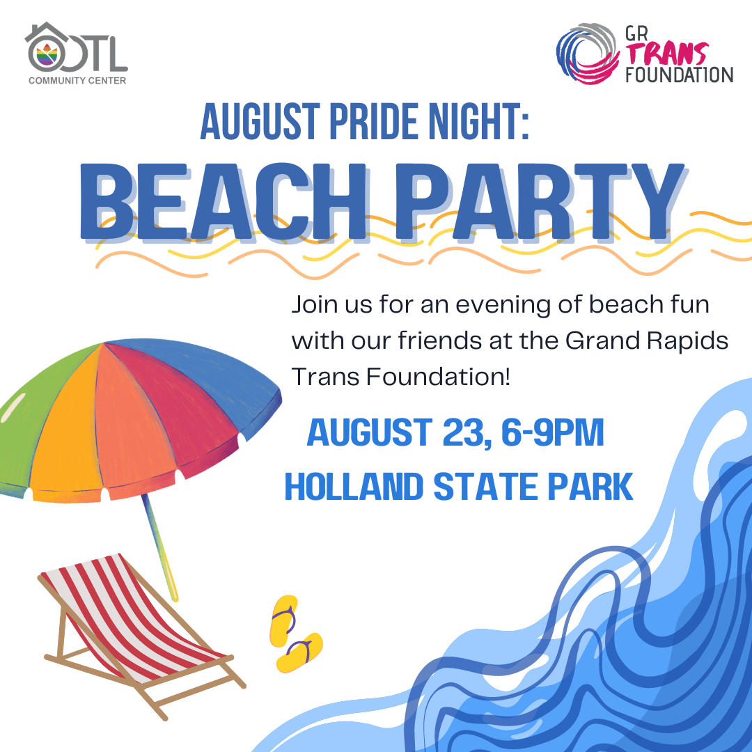 August PRIDE Night: Beach Day by Out On The Lakeshore
