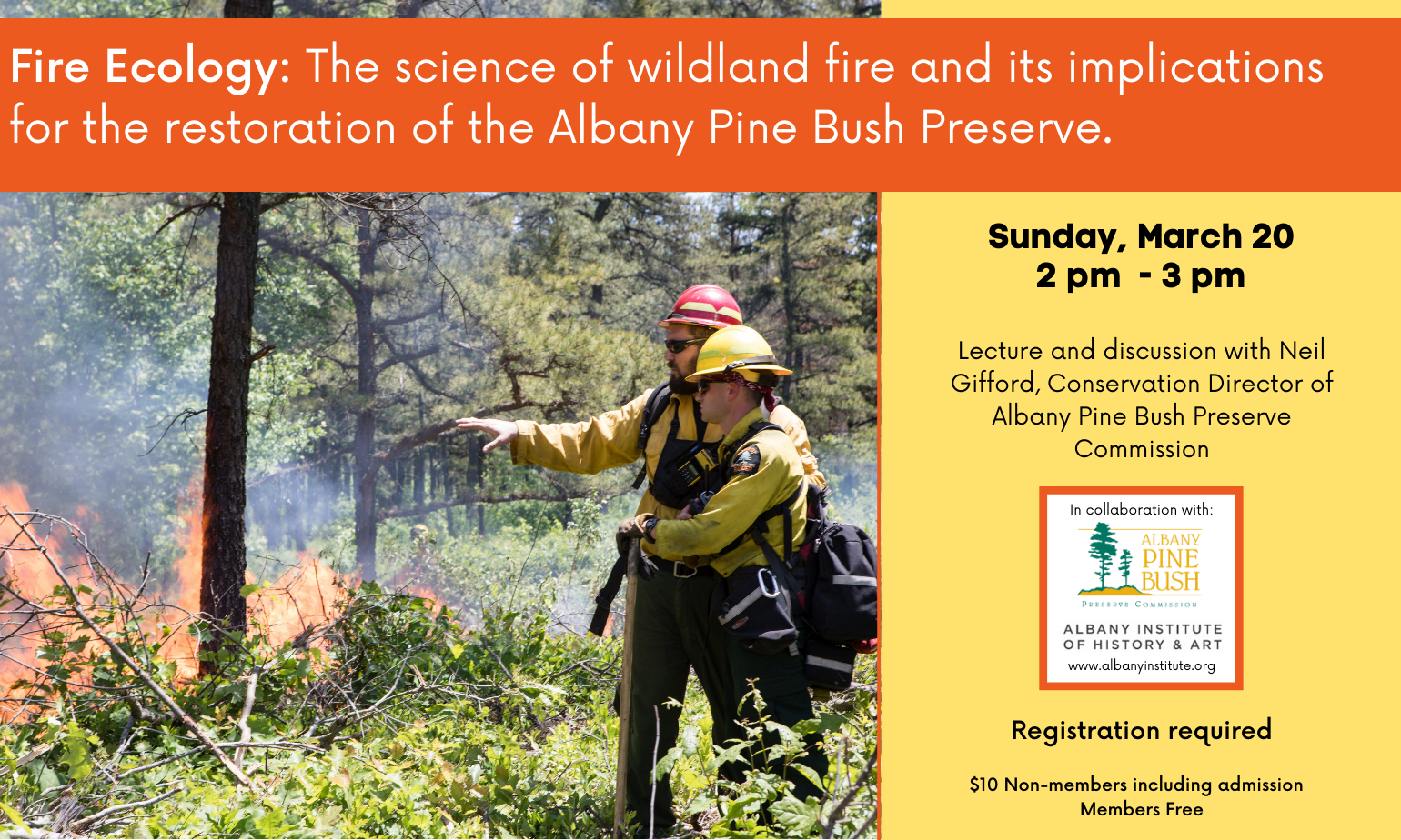 Lecture & Discussion | Fire Ecology by Education Programs
