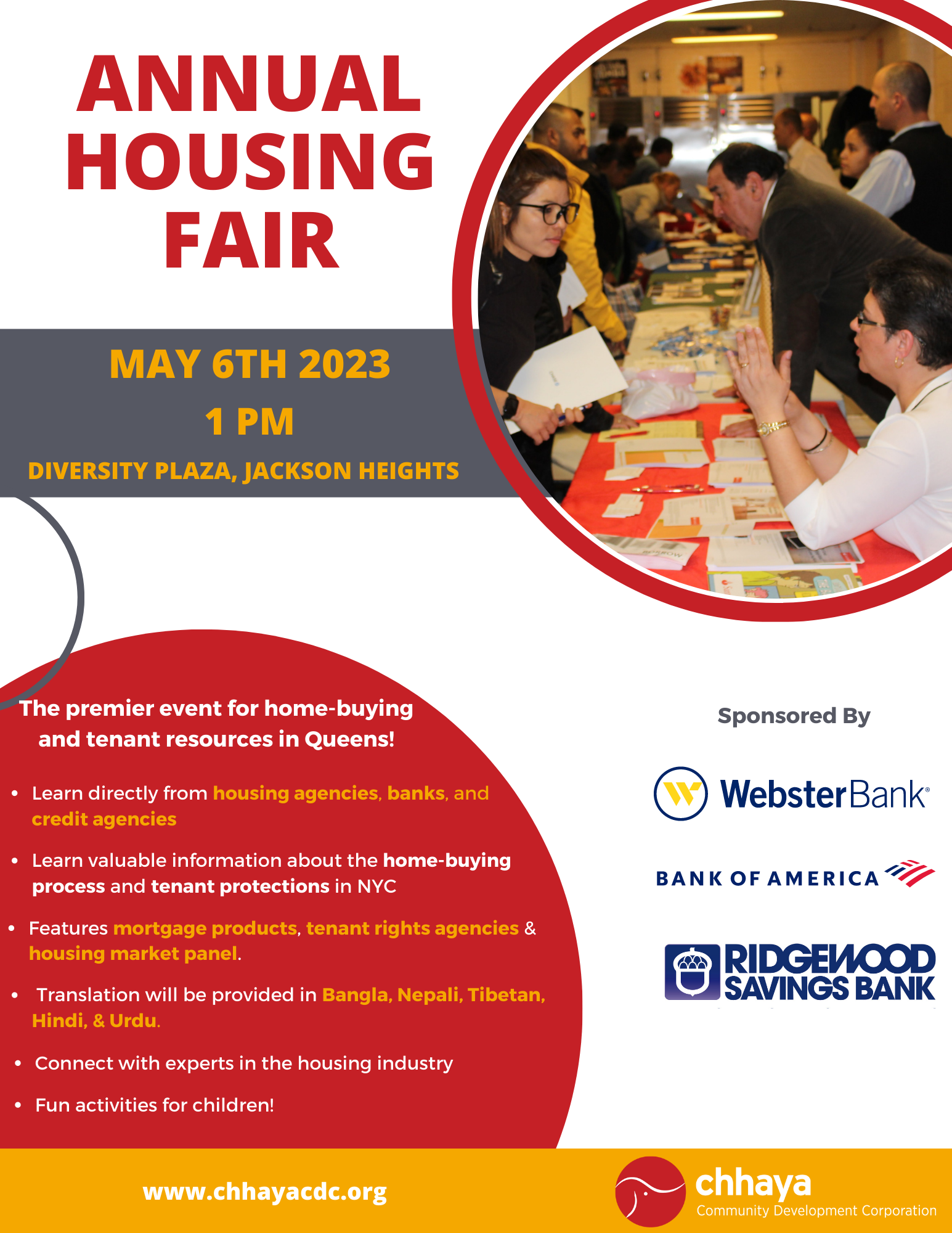 Donate Now | Chhaya's 2023 Housing Fair! by Chhaya CDC