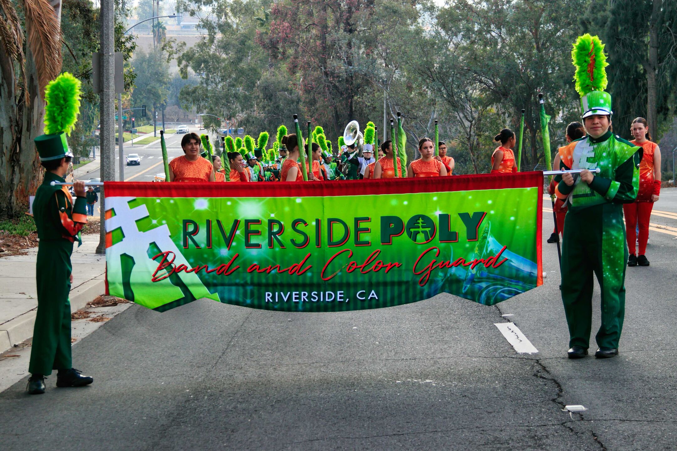 Riverside Poly Band and Color Guard