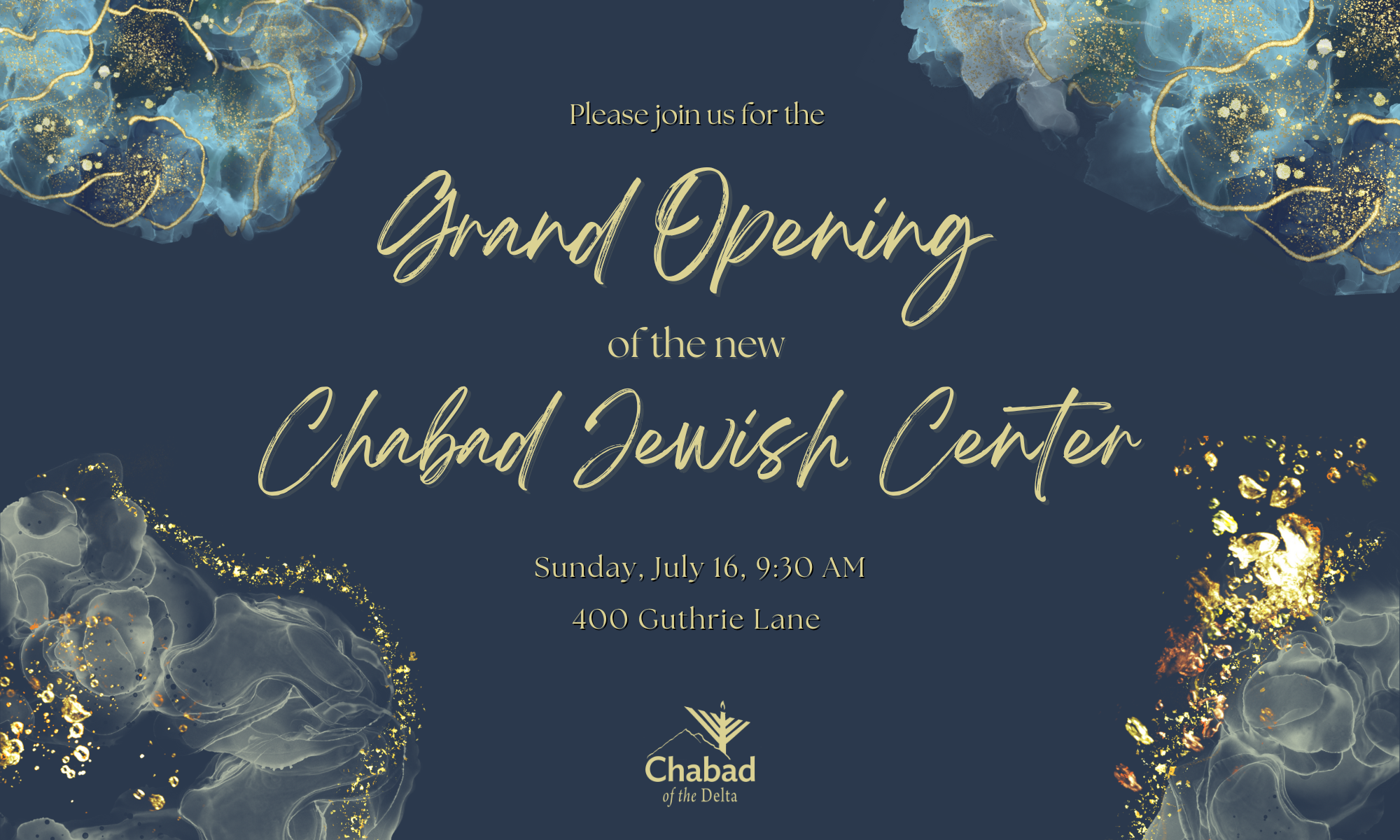 The Grand Opening of the New Chabad Jewish Center by Chabad of the Delta