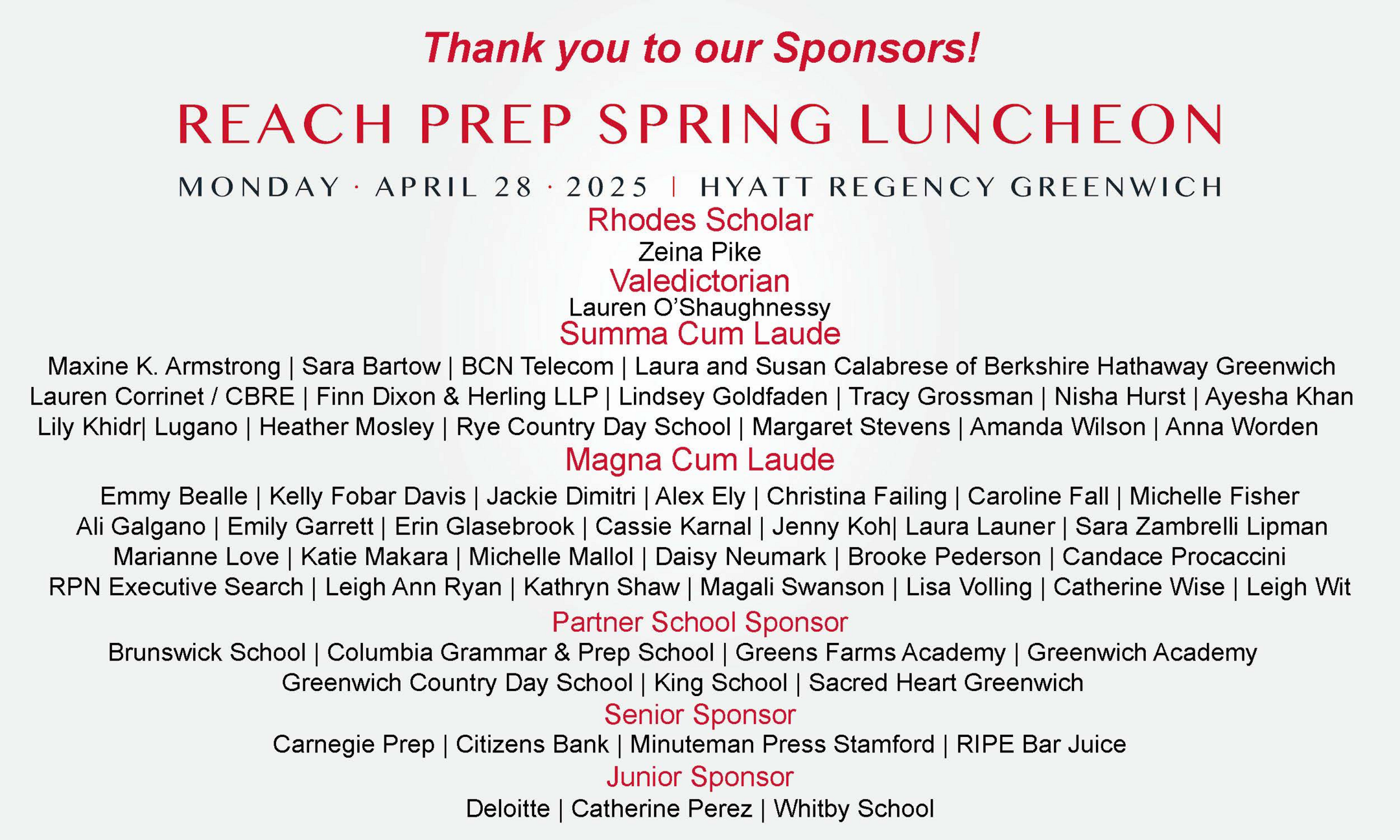 REACH Prep Spring Luncheon by REACH Prep Spring Luncheon